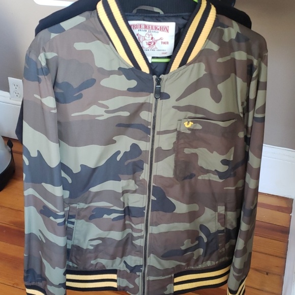 True Religion | Jackets & Coats | True Religion Army Camo Jacket | Poshmark